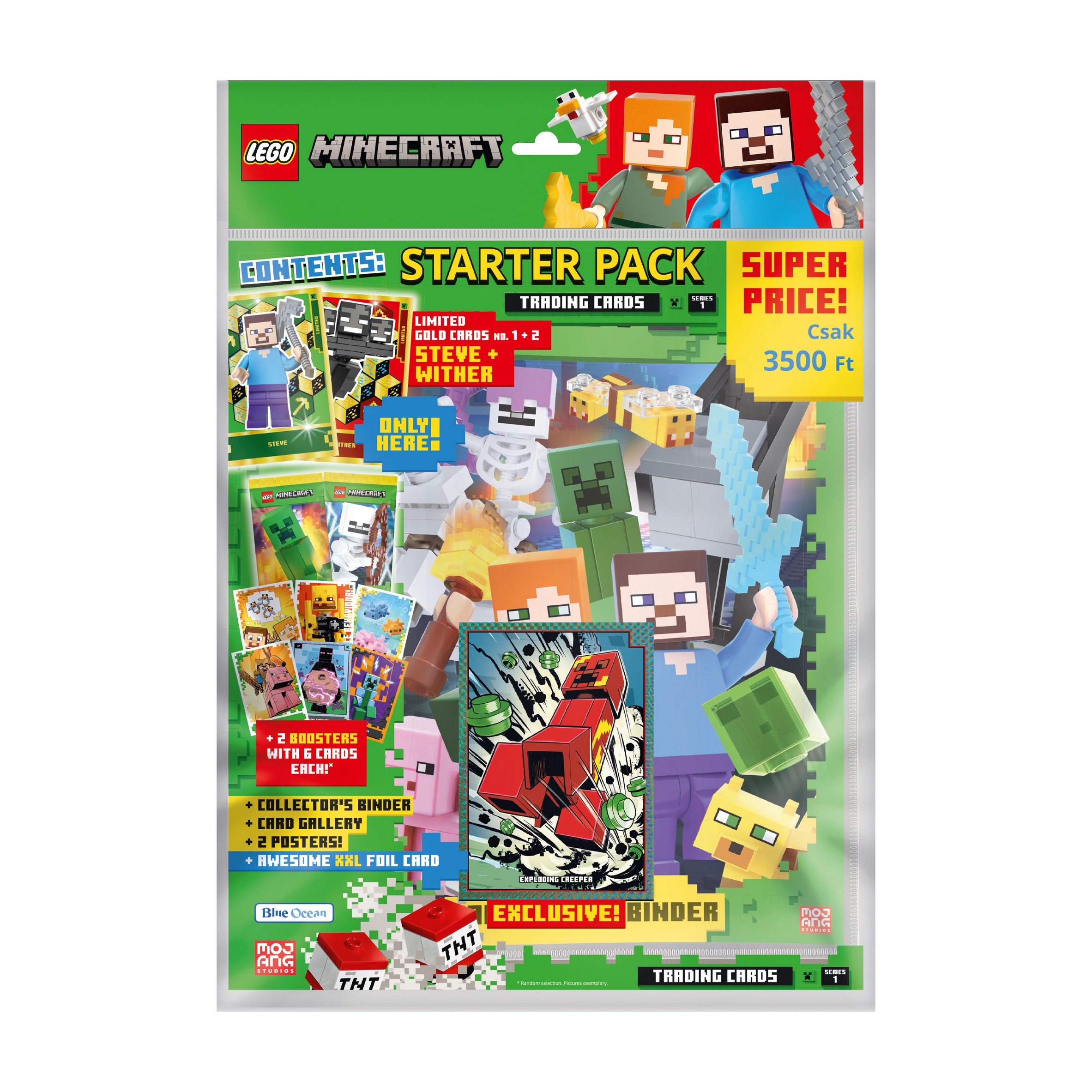 LEGO Minecraft kártya kollekció Starter Pack - Sajtóforrás - Rendelj ...